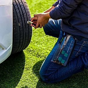 Uwueri New Method Tire Repair kit, New Designed Tire Plug Kit to Fix Flat Auto Cars, Motorcycle, Offroad, Tractor, Trailer, SUV, Pickup, ATV/UTV and Scooters, Love It Once Learned