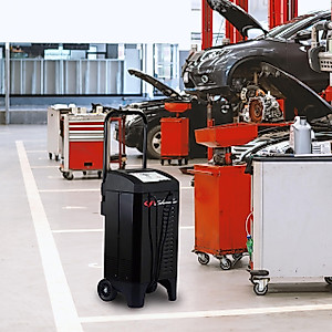 Schumacher Electric SC1285 Fully Automatic Wheeled Battery Charger and Jump Starter for Car, SUV, Truck, and Boat Batteries, 200 Cranking Amps, 12 Volts, Black, 1 unit