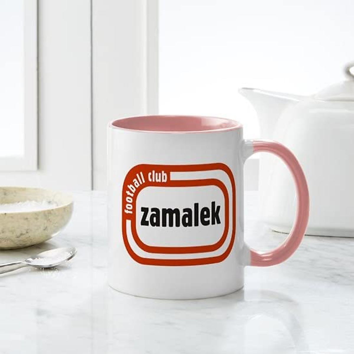CafePress Zamalek Football Club Fan Mug Ceramic Coffee Mug, Tea Cup 11 oz