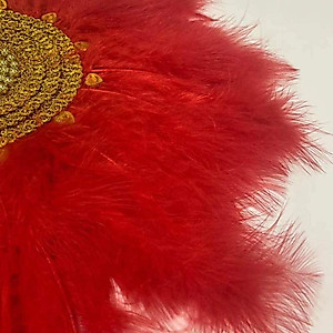 African Custom Wedding Feather Hand Fan DIY Handmade Bride Hand Held Photo Props Luxury Wedding Feather Fan Wedding Party Favors