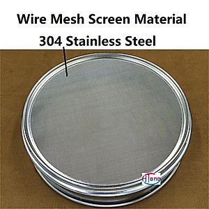 Integrated Lab Test Sieve Diameter 5cm Stainless Metal Wire Mesh Filter Strainer Various Mesh Count (mesh Count 150)