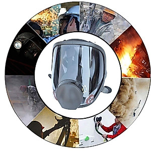 15in1 Full Face Respirator,Full Face Wide Field of View,Widely Used in Organic Gas,Paint spary, Chemical,Woodworking(for 6800 Respirator)