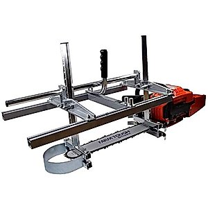 Zchoutrade Portable Chainsaw Mill 14-36 Inch Portable Aluminum Steel Mig Welding Saw Mill 36 Inch Planking Lumber Cutting Bar