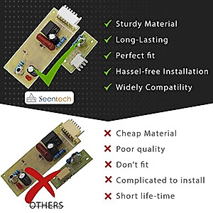 4389102 Refrigerator Control Board Kit by Seentech, Compatible with Whirlpool Kenmore Refrigerators – Replaces: 2255114 W10193666 W10193840 W10290817 W10757851 AP5956767