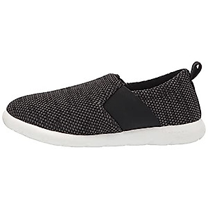 isotoner Women's Sport Mesh Slipper, Black, 9