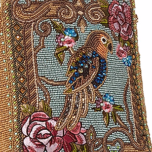 Mary Frances Pretty Parrot Beaded Crossbody Handbag, Multi