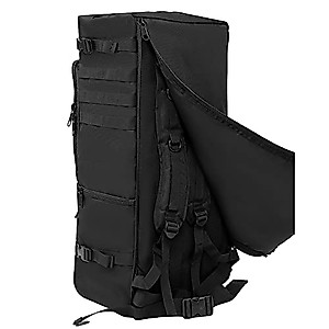 IFANGZHIWUI Hiking Backpacks 50L Camping Backpacks for Men Women 600D Oxford Outdoor for Traveling With Waterproof cover (black, 50L)