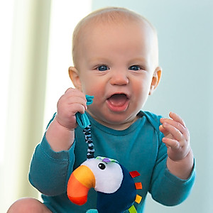 Sassy Toucan Chime | Hanging Developmental Chime Toy | for Ages 0+ Months and Up