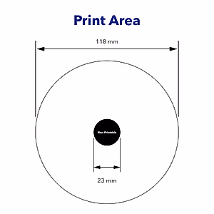 Verbatim DVD-R Blank Discs 4.7GB 16X DataLifePlus White Inkjet Printable Recordable Disc Hub Printable - 100pk Tape Wrap 97016