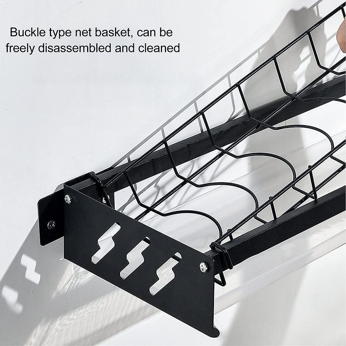 Flatware Drainage Rack, Neat Keeping Decorative Wall Mounted Simple Installation Rust Proof Iron Plastic Tableware Drainage Holder for Kitchen (Bowl Holder Chopsticks Holder Spoon Holder)