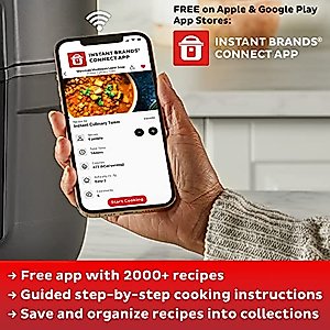 Instant 4-in-1, 2-QT Mini Air Fryer Oven Combo, From the Makers of Instant with Customizable Smart Cooking Programs, Nonstick and Dishwasher-Safe Basket, App with over 100 Recipes, Aqua