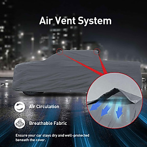 DaShield Ultimum Series Truck Car Cover for Ford F-100 1956 Regular Cab Pickup Short Bed All Weather Protection Semi Custom Fit Dust, Sun, Snow, Rain Protection Indoor Outdoor