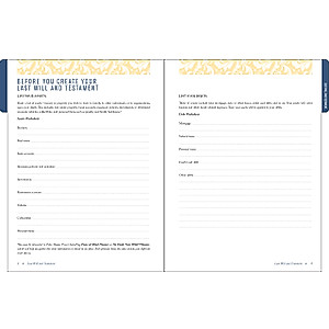 My Family Estate Legal Document Kit (includes Last Will and Testament, Health Care Proxy, and Legal Power of Attorney)