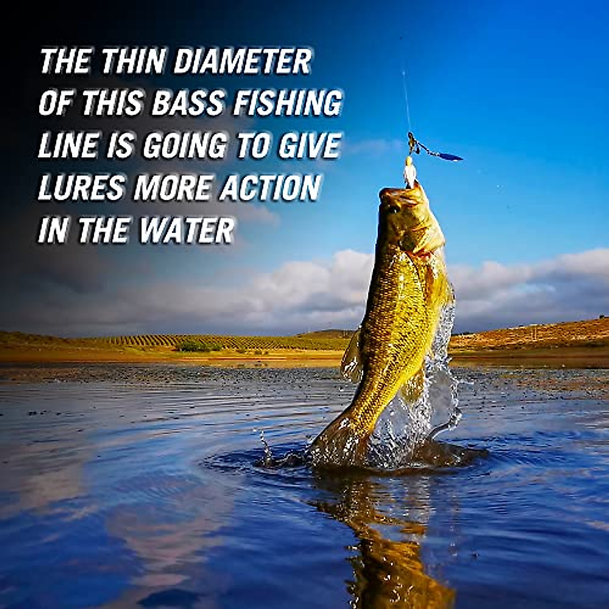 HERCULES Super Tough Braided Fishing Line 20 pounds Test Black 20LB (150 Yards) - 4 Strands