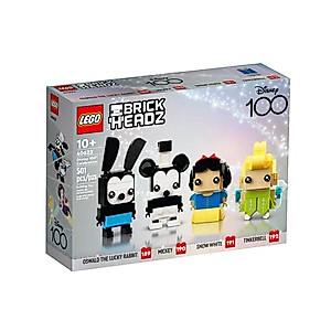 LEGO BrickHeadz Disney 100th Celebration Mickey Mouse, Snow White, Tinkerbell & Oswald The Lucky Rabbit