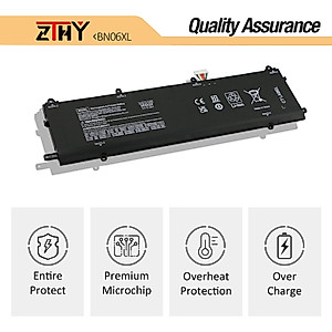 ZTHY BN06XL Battery Replacement for HP Spectre X360 15-EB000 15T-EB000 15t-eb100 15-EB0XXX 15-EB0025TX 15-EB0035TX 15-EB0053TX 15-eb0011NA 15-eb0042NB 15-eb0785NG BN06072XL L68235-1C1 TPN-Q226