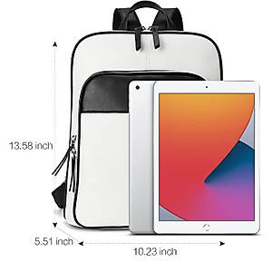 BOSTANTEN Backpack Purse for Women and Briefcase for Women Leather Laptop Bag Business Work Tote Stylish Black