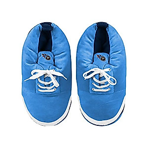 FOCO Tennessee Titans Plush Sneaker Slipper - Mens Large