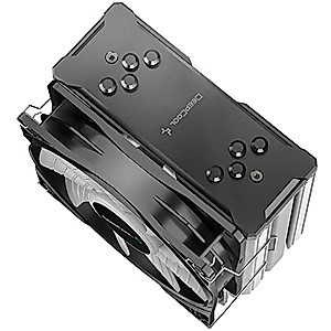 DEEP Cool GAMMAXX GTE V2 CPU Air Cooler with 4 Heatpipes and a 120mm RGB PWM Fan 4-Pin 12V RGB Motherboard Control for Intel LGA 1200 1151 AMD Ryzen AM4