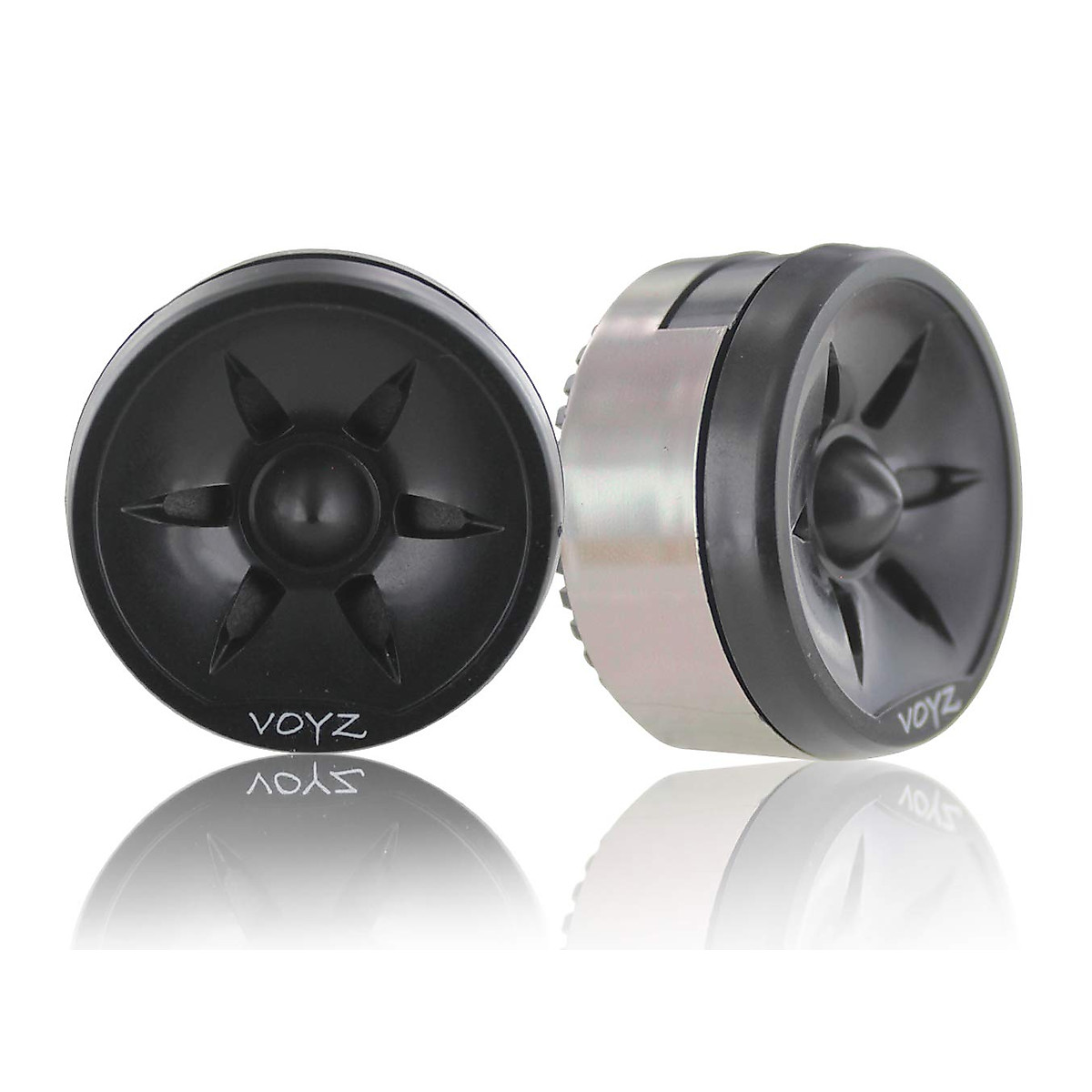 VOYZ High Performance Tweeters 1.6" 300 Watts Max Power Output - 4-8 ohm for Car Audio Super High Frequency Silk/Polymer Composite Dome Tweeter Kit (1 Pair)