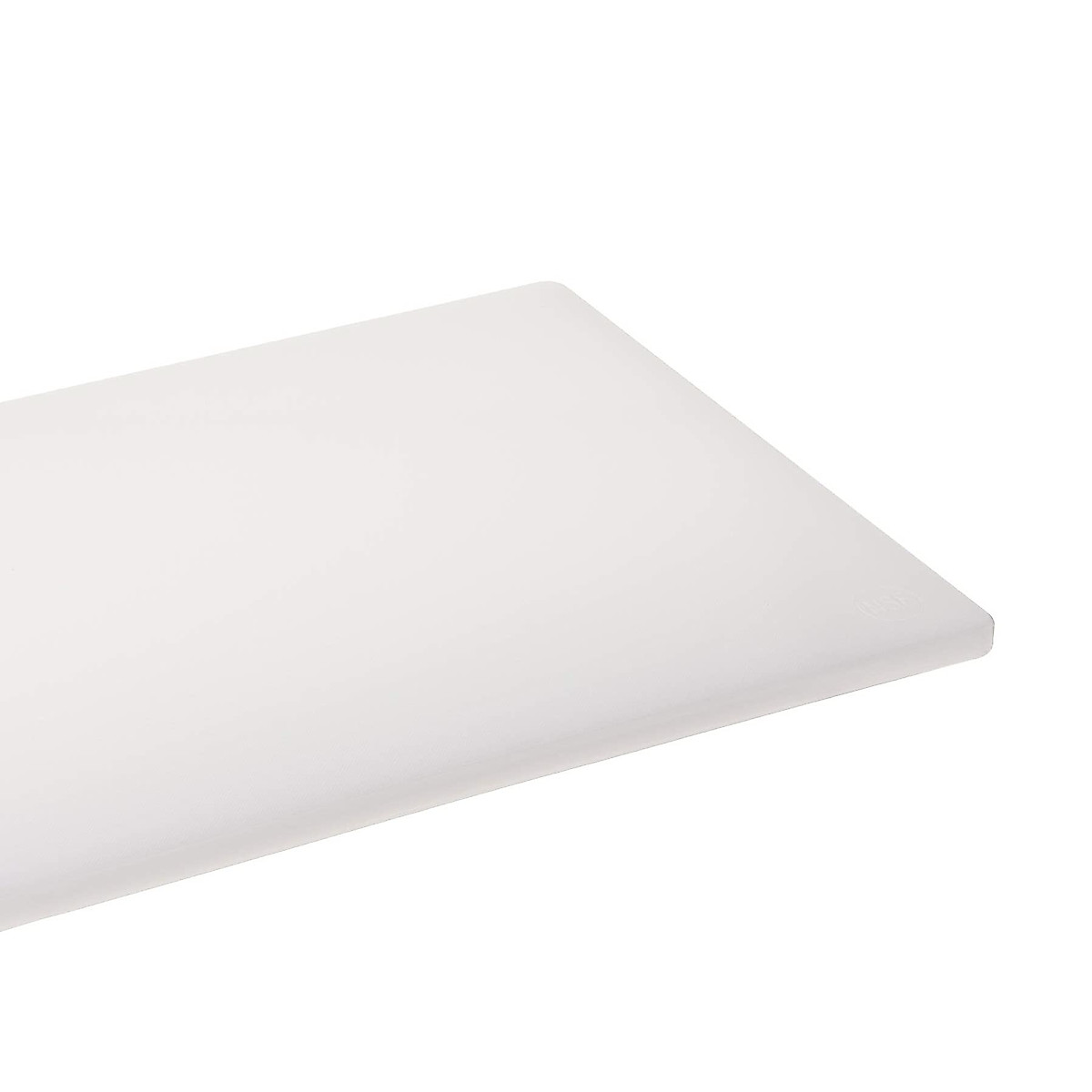 Plastic Cutting Board 12x18 1/2" Thick White, NSF Approved Commercial Use