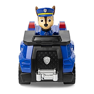 Paw Patrol, Chase’s Patrol Cruiser Vehicle with Collectible Figure, for Kids Aged 3 and Up, Multicolor