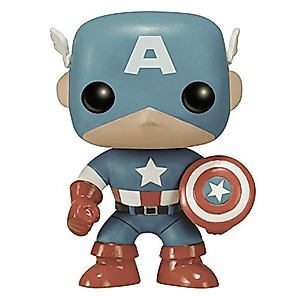 Funko POP Marvel: Captain America Sepia Tone 75th Anniversary Action Figure (Amazon Exclusive)