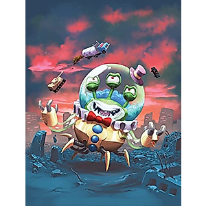 IELLO: King of Tokyo Halloween, Expansion, Strategy Board Game, Requires Core King of Tokyo, 30 Minute Play Time, 2 to 6 Players, for Ages 8 and Up