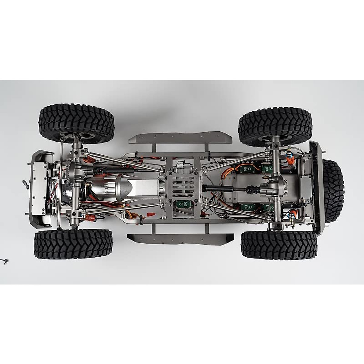 Jdm-168 1/10 4X4 Awd Off-Road Crawler Car Rc Model Light System Motor W/O Esc Sound