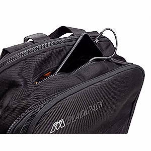 MOS BLACKPACK Grande, Durable Electronics Travel Backpack for 17"" Laptop, Tablet with Built in Cable Management (SW-44029)