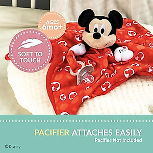 KIDS PREFERRED Disney Baby Mickey Mouse Plush Stuffed Animal Snuggler Lovey Security Blanket 13.18" x 13.18" x 3.5"