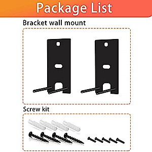 Dinghose Wall Brackets Compatible with Bose Surround Speakers 700，OmniJewel Lifestyle 650 Home Entertainment System (Black)