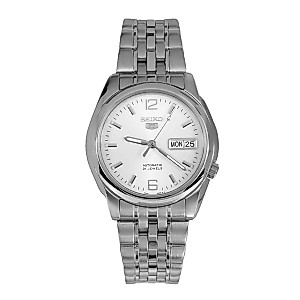 SEIKO Series 5 Automatic White Dial Men's Watch SNK385