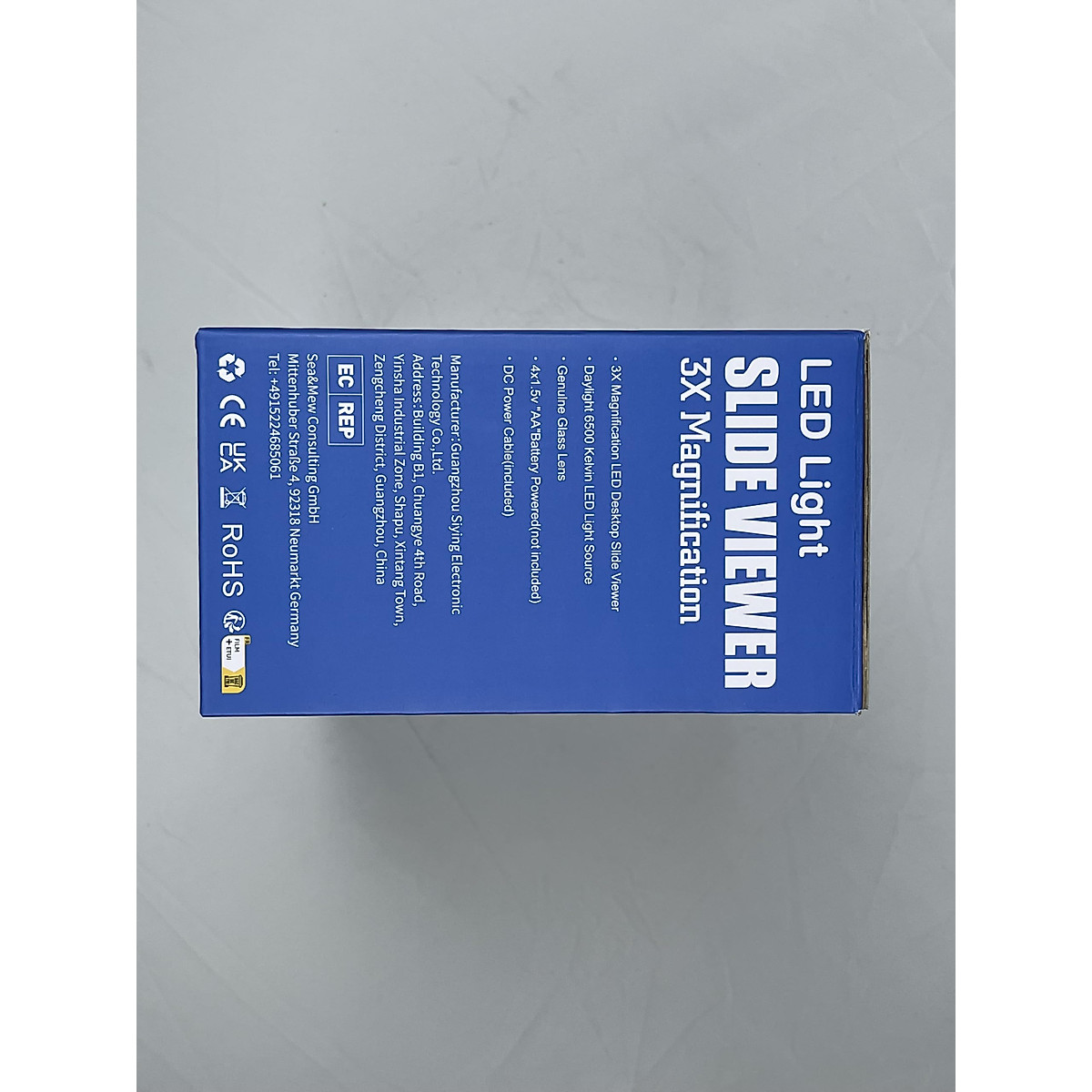 35mm Slide Viewer, Film Negative and Slide Viewer with 3X Magnification and LED Lighted Illuminated Viewing, USB Powered