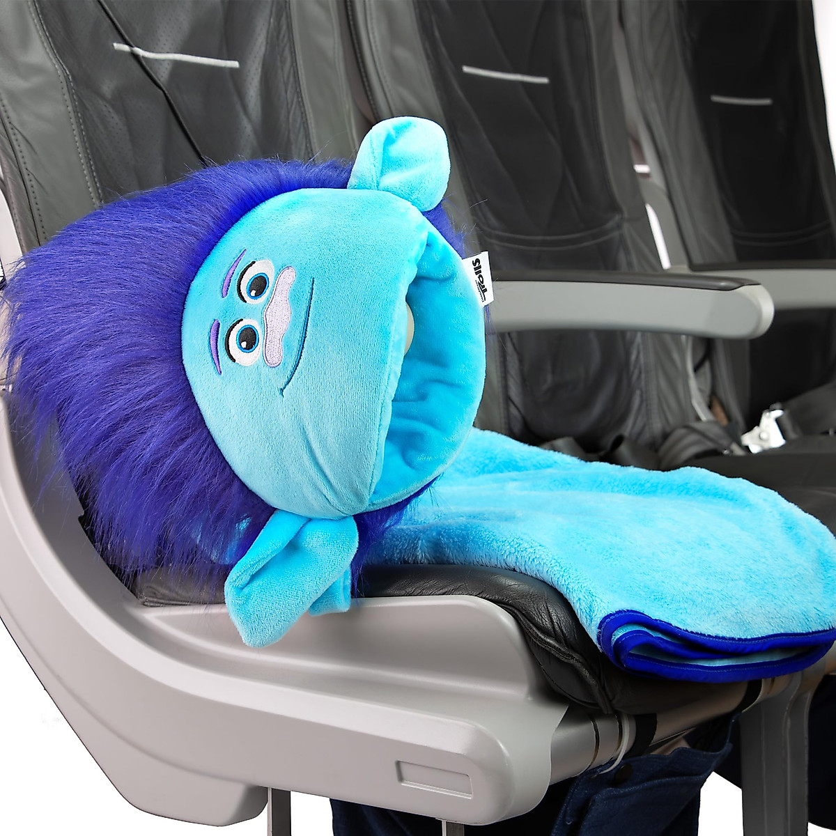 Trolls Armrest Buddy Stuffed Plush Travelling Toy with Blanket 13” - Kids Ultimate Travel Pillow Companion Set (Branch)