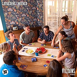 Disney Villains Gathering of The Wicked Party Game | Horror Card Game | Strategy Game for Adults and Family | Ages 10+ | 8-18 Players | Average Playtime 30 Minutes | Made by Zygomatic