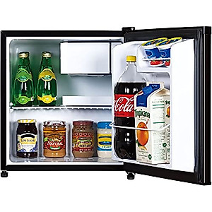 Avanti RM16J1B RM16J 1.6 cu. ft. Compact Refrigerator, Mini-Fridge, in Black