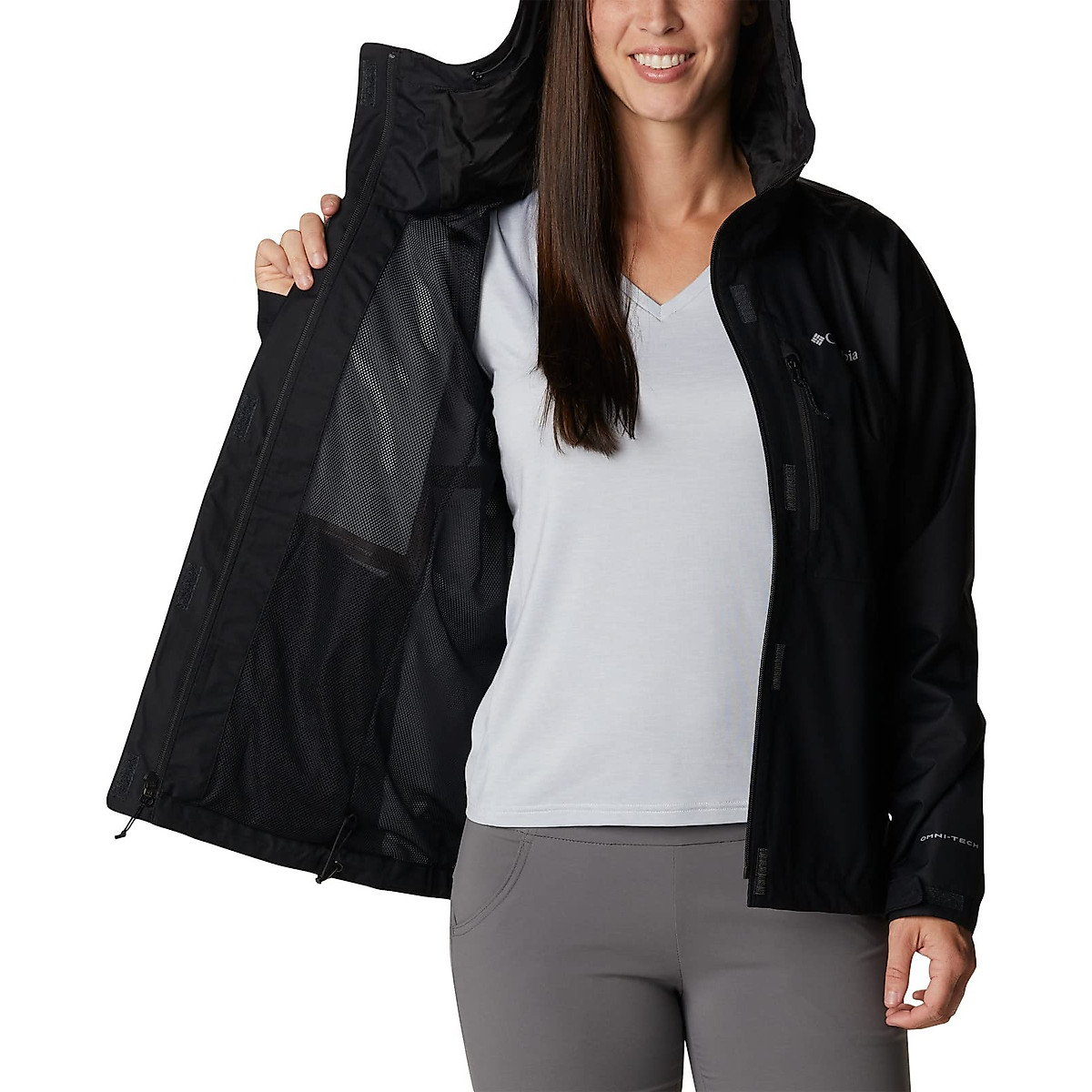 Columbia Women's Hikebound Jacket, Black, X-Large