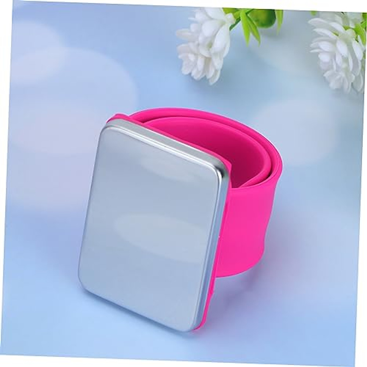 COHEALI Corsage Wristlet Band Styling Hair Clips Watch Bracelet Magnetic Pin Cushion Magnetic Bobby pins Holder pin Cushion Holder Magnetic Iron Bracelet Hair Salon Shop Supplies Cuff Tool