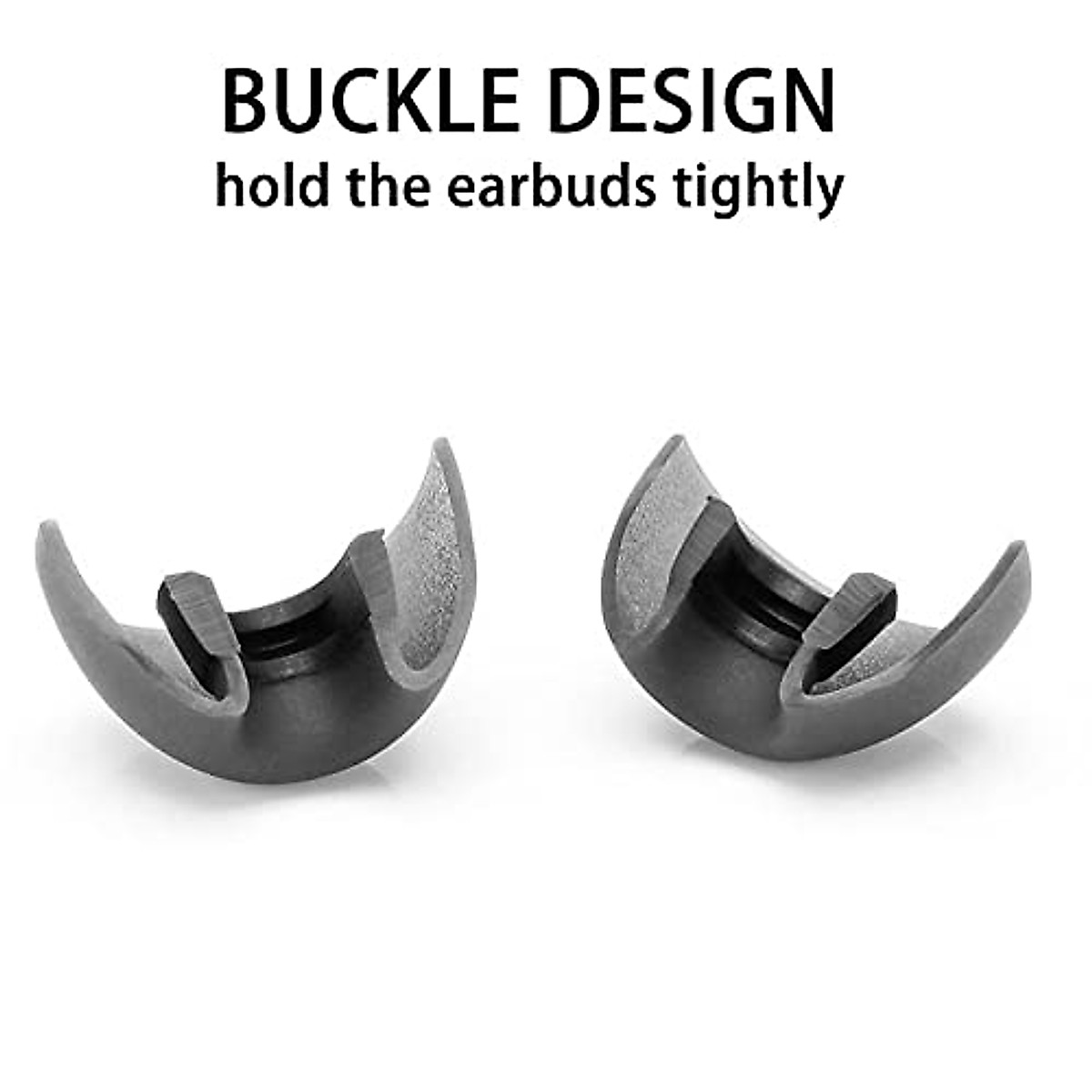 Eartips Replacement for OnePlus Buds Pro & OnePlus Buds Z2 Wireless Earbuds Ear Tip Earpad (Black)