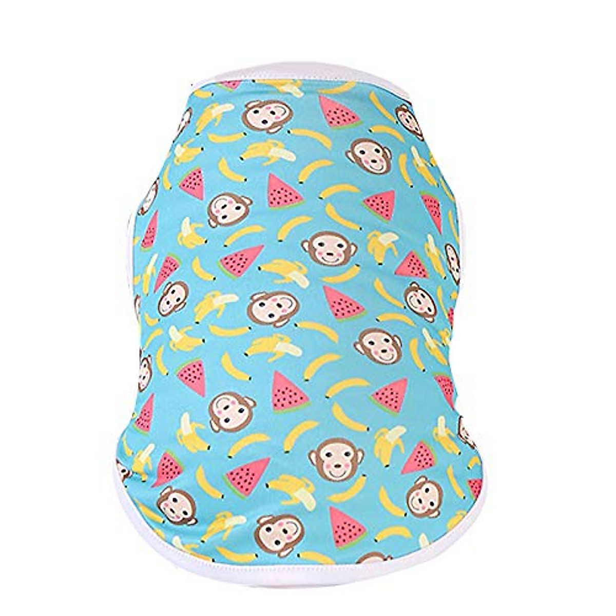 BESUFY Dog Onesie,Puppy T-Shirt Cartoon Printing Adorable Polyester Two-Legged Dog Vest Blouse for Daily Life Little Bee XS