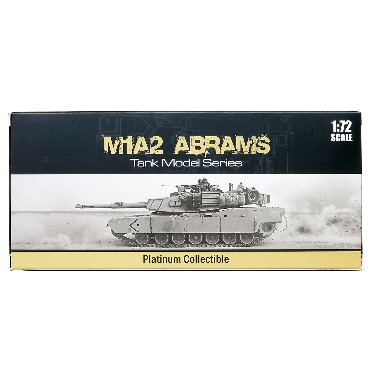 POCO DIVO US M1A2 Abrams Tank Diecast 1/72 Scale Showcase Collection Action Model