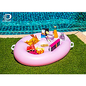 DIVEBLAST: Premium Floating Drink Holder for Pool, Hot Tub Accessories for Adults - Pool Drink Holder Floats, Swimming Pool Accessories for Adults, Drink Floaties for Pool, Pool Drink Floats