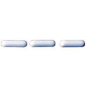 SP Bel-Art Spinbar Teflon Micro (Flea) Magnetic Stirring Bar; 2 x 2mm, White (F37119-0002)