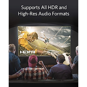 Anker 568 USB-C Docking Station (11-in-1, USB4), Up to 100W Charging for Laptop, 40Gbps Data Transfer, Etherne & 8K@60Hz HDMI Cable, Ultra High Speed 4K@120Hz 48Gbps 6.6 ft Ultra HD HDMI to HDMI Cord