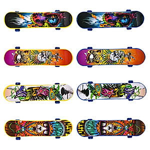 JOYIN 28 Pcs Valentines Day Finger Skateboards with Cards for Kids, Valentine Party Favor, Valentine’s Greeting Cards, Valentine Classroom Exchange Prizes, Holiday Reward Gifts, Finger Skateboard Toys