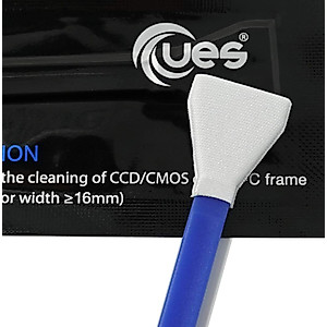 UES DDR15 APS-C Sensor Cleaning Swabs for Reflex and Mirrorless Digital Camera Compatible with Sony, Nikon, Canon CCD CMOS Sensors Clean (10 x Swabs)