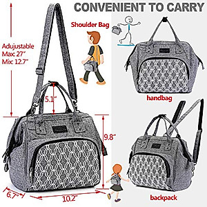 AmHoo Lunch Bag for women Lunch Boxes Insulated Leak-proof Meal Prep Cooler Tote Bag Double YKK Zippers Waterproof Black