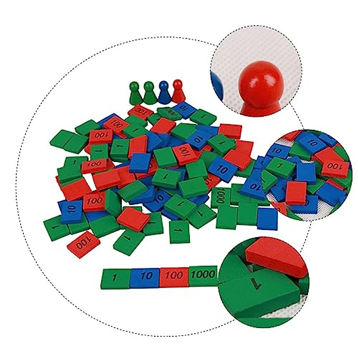 NUOBESTY 2 Sets Home Edition Stamp Game Newborn kidcraft playset for Girls boy boy Mini Teaching aids Wooden