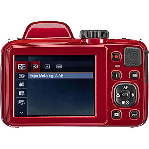 Kodak PIXPRO Astro Zoom AZ421-RD 16MP Digital Camera with 42X Optical Zoom and 3" LCD Screen (Red)